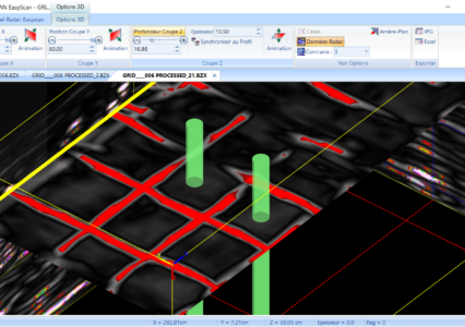 Radan 7 - Logiciel géoradar - Traitement de données GPR 2D et 3D