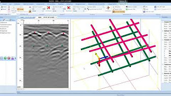 Radan 7 - Logiciel géoradar - Traitement de données GPR 2D et 3D